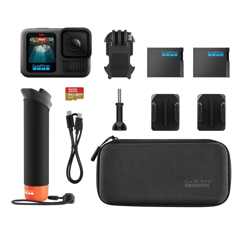 Cámara GoPro Hero 13 Black & Accesorios Bundle Batería Memoria 64GB - GoPro - Tienda oficial